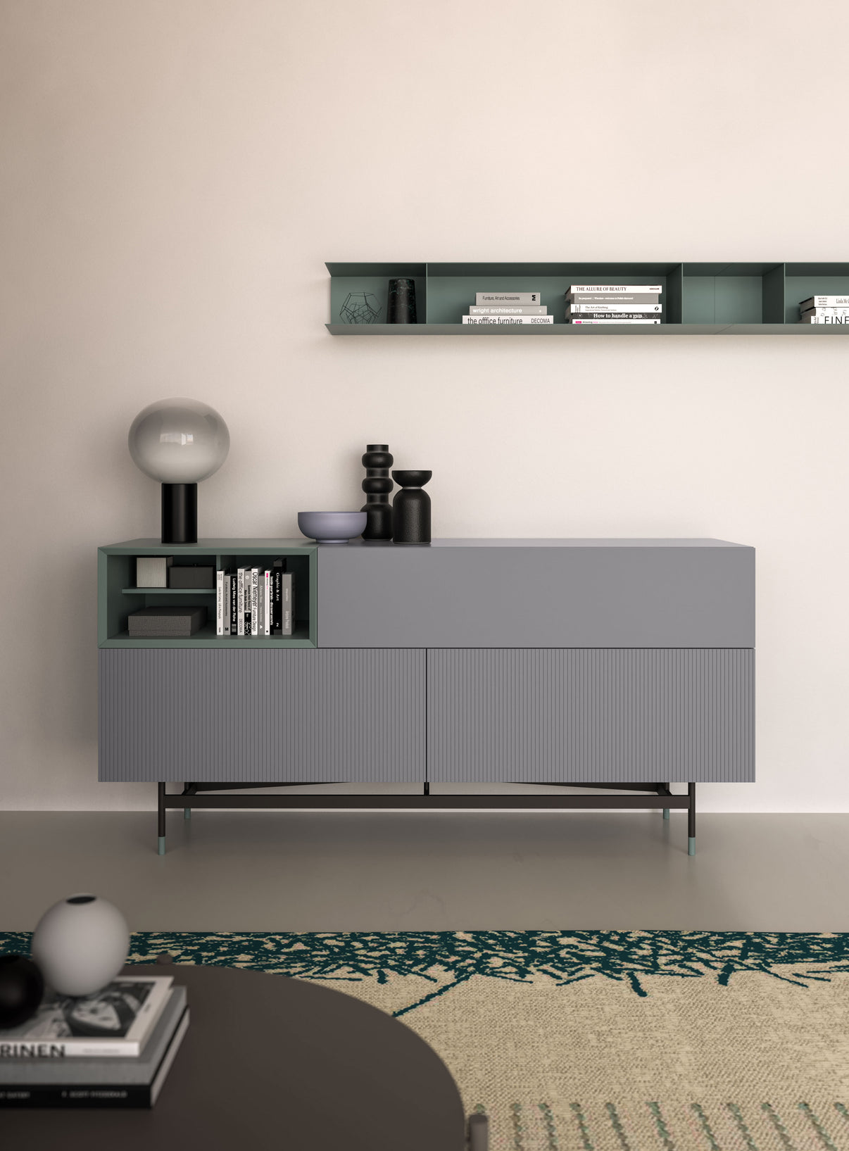 Day 29-23 Bookcase Wall Unit | Orme Design | Living Room Furniture – My ...