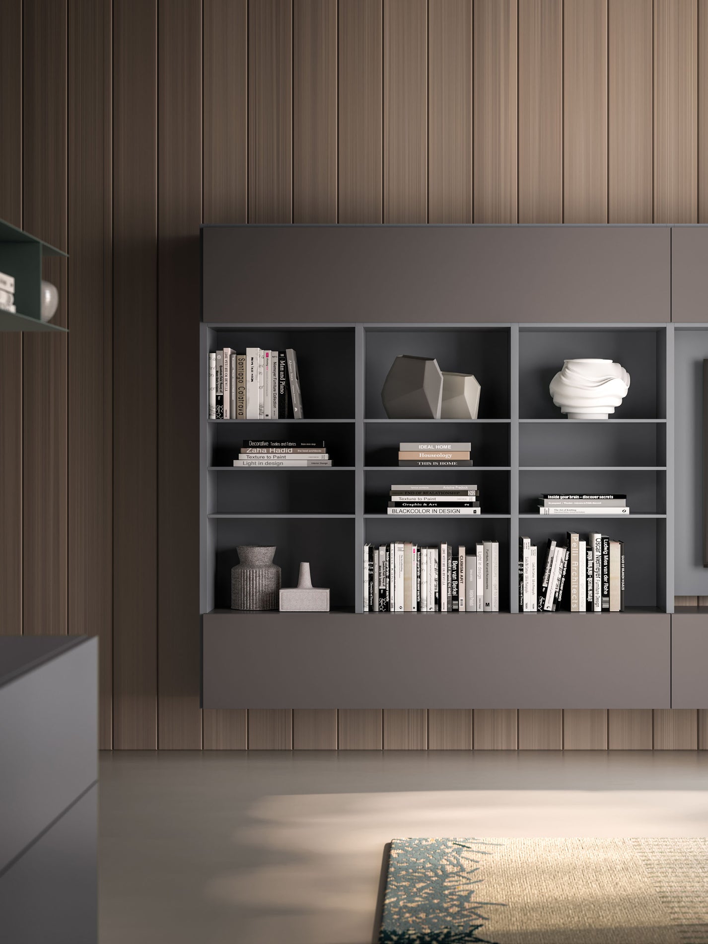 Day 29-23 Bookcase Wall Unit | Orme Design | Living Room Furniture – My ...
