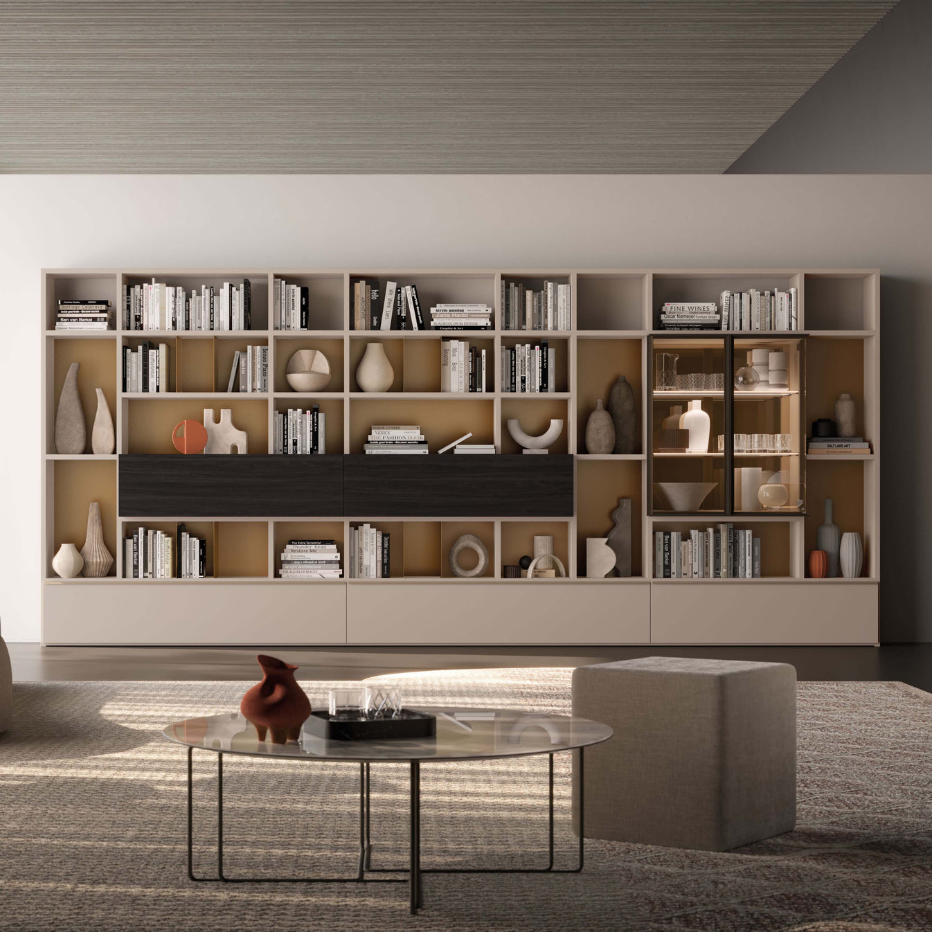 Day 34-23 Logico Bookcase Wall Unit | Orme Design | Room Furniture – My ...