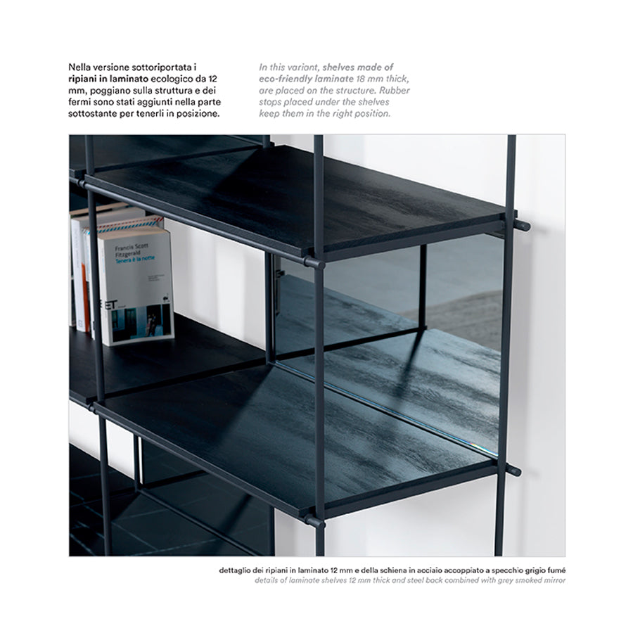 Musa Bookcase 0/71A | Pezzani | Living Room Furniture – My Italian Living