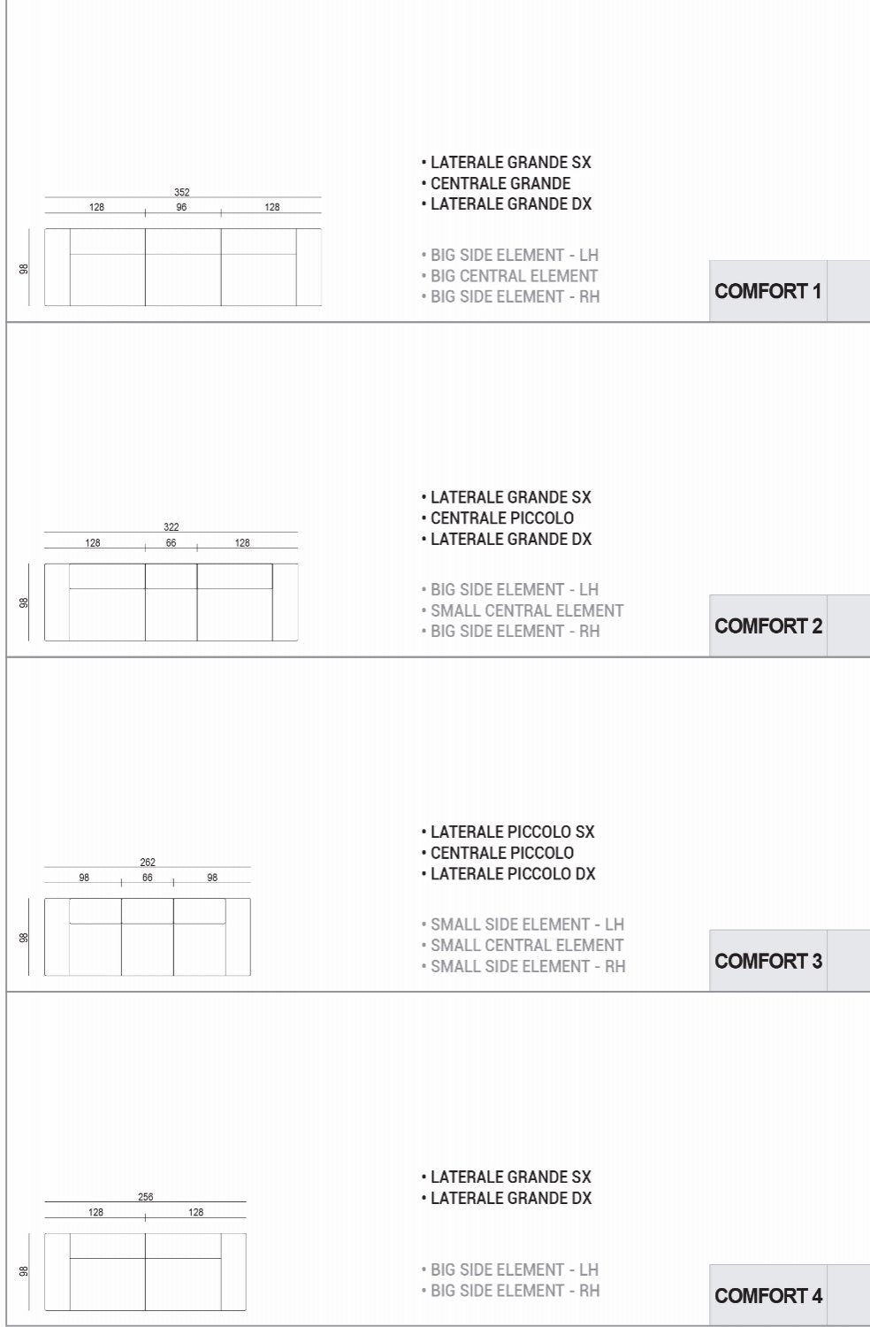 Comfort Italian Sofa | Dall'Agnese | Room Furniture – My Italian Living
