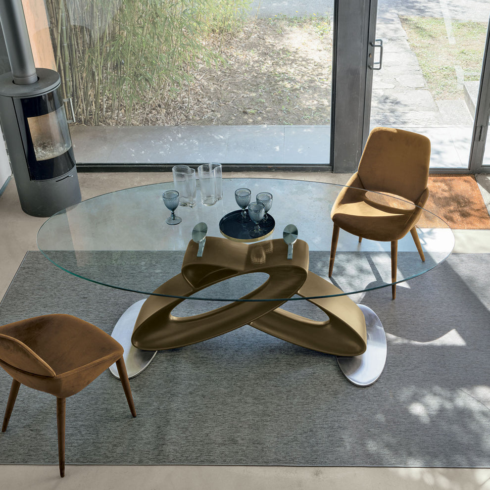 Eclipse Oval Fixed Dining Table – Target Point | Modern Italian Design – My Italian Living