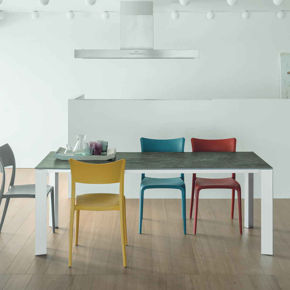 Saturno Stoneware Extending Dining Table – Target Point | Italian ...