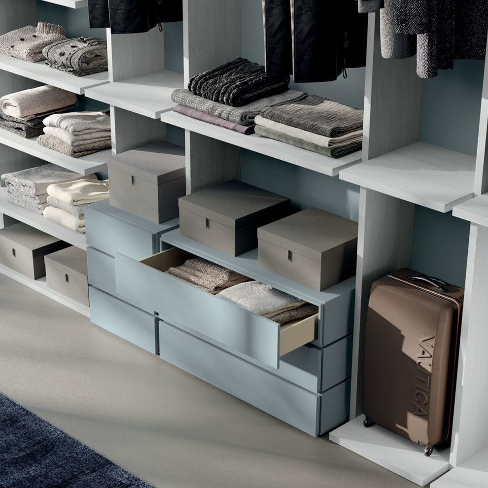 Flexi Walk-In Closet by Orme Design | Italian Slim Open Wardrobe – My ...