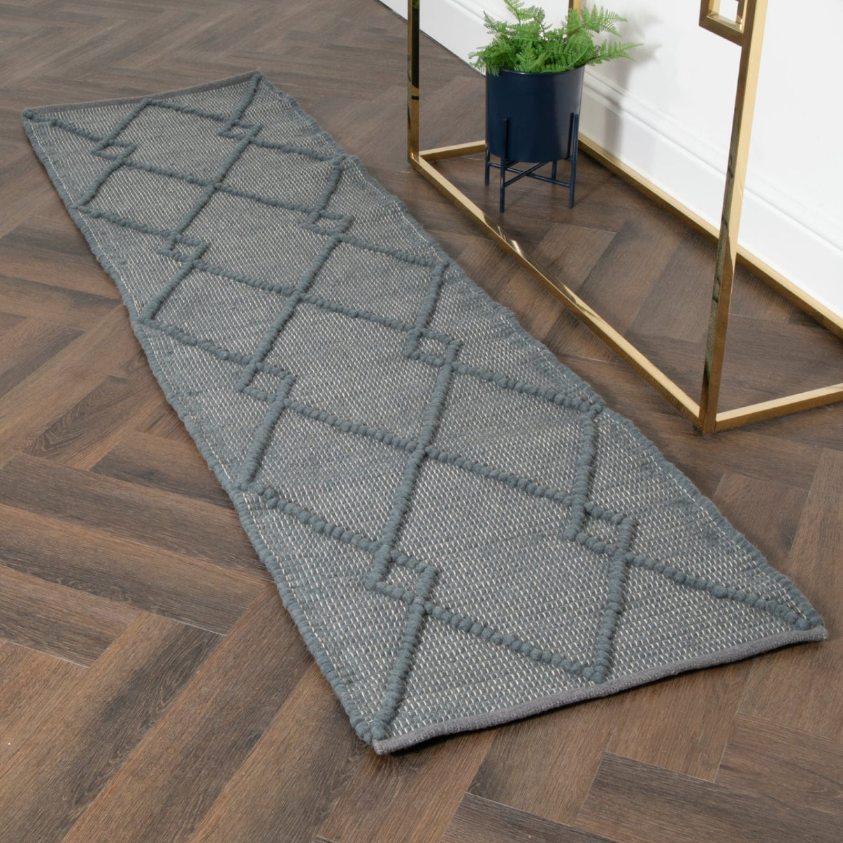 Grey Diamond Wool Rug | Native Lifestyle | Home Accessories – My ...