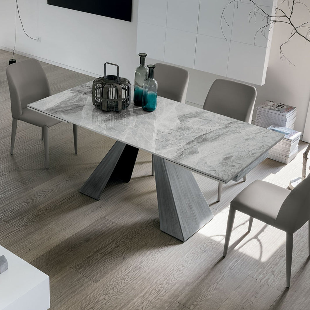 Extending Dining Tables | Modern Dining Tables | Glass Top Dining ...