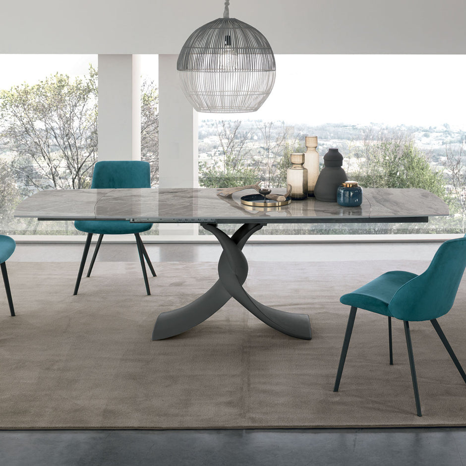 Extending Dining Tables | Modern Dining Tables | Glass Top Dining ...