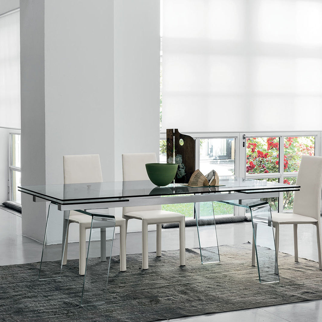Extending Dining Tables | Modern Dining Tables | Glass Top Dining ...