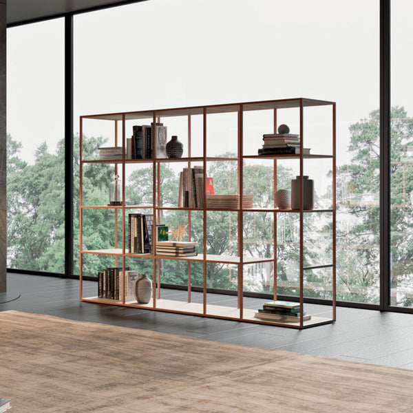 Grafic 02 Bookcase by Orme Design | Italian Modular Shelving – My Italian Living