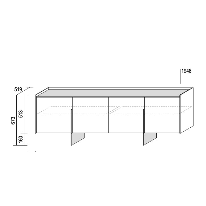 Katana Sideboard – Dall'Agnese | Modern Italian Storage Solution – My ...