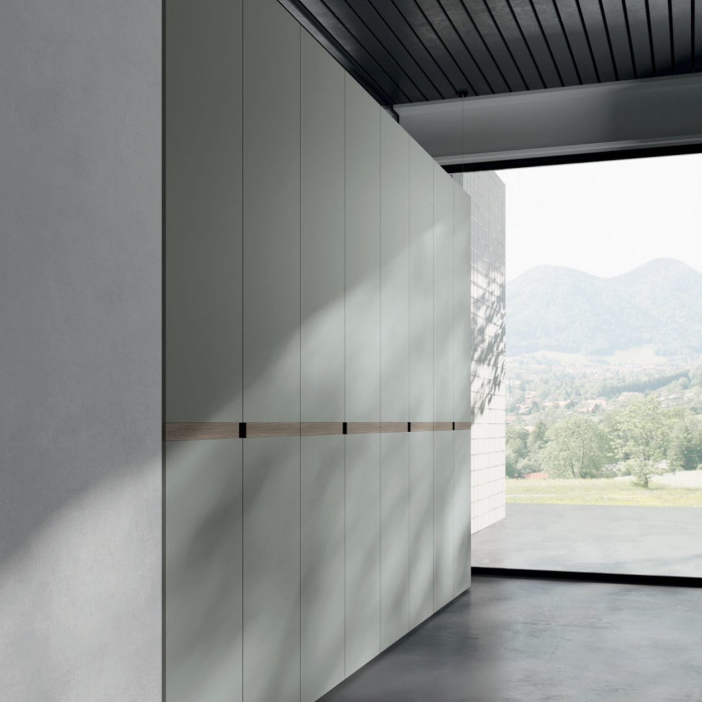 Orma Hinged Door Wardrobe by Orme Design | Italian Ribbon Door – My Italian Living