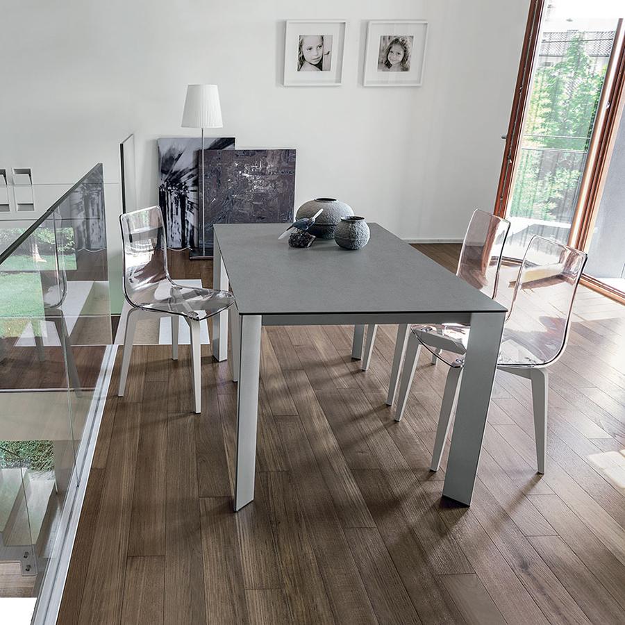 Saturno Stoneware Extending Dining Table – Target Point | Italian ...
